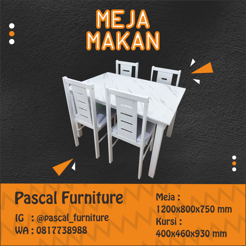 Meja Makan – Pascal Furniture